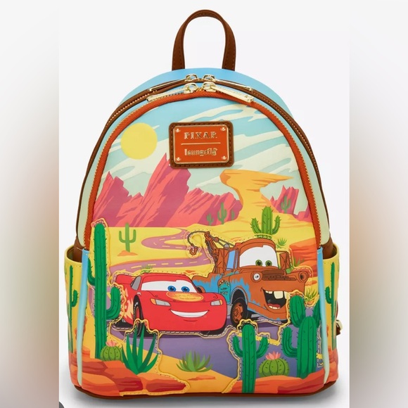 Loungefly | Bags | Bnwt Loungefly Pixar Cars Backpack | Poshmark